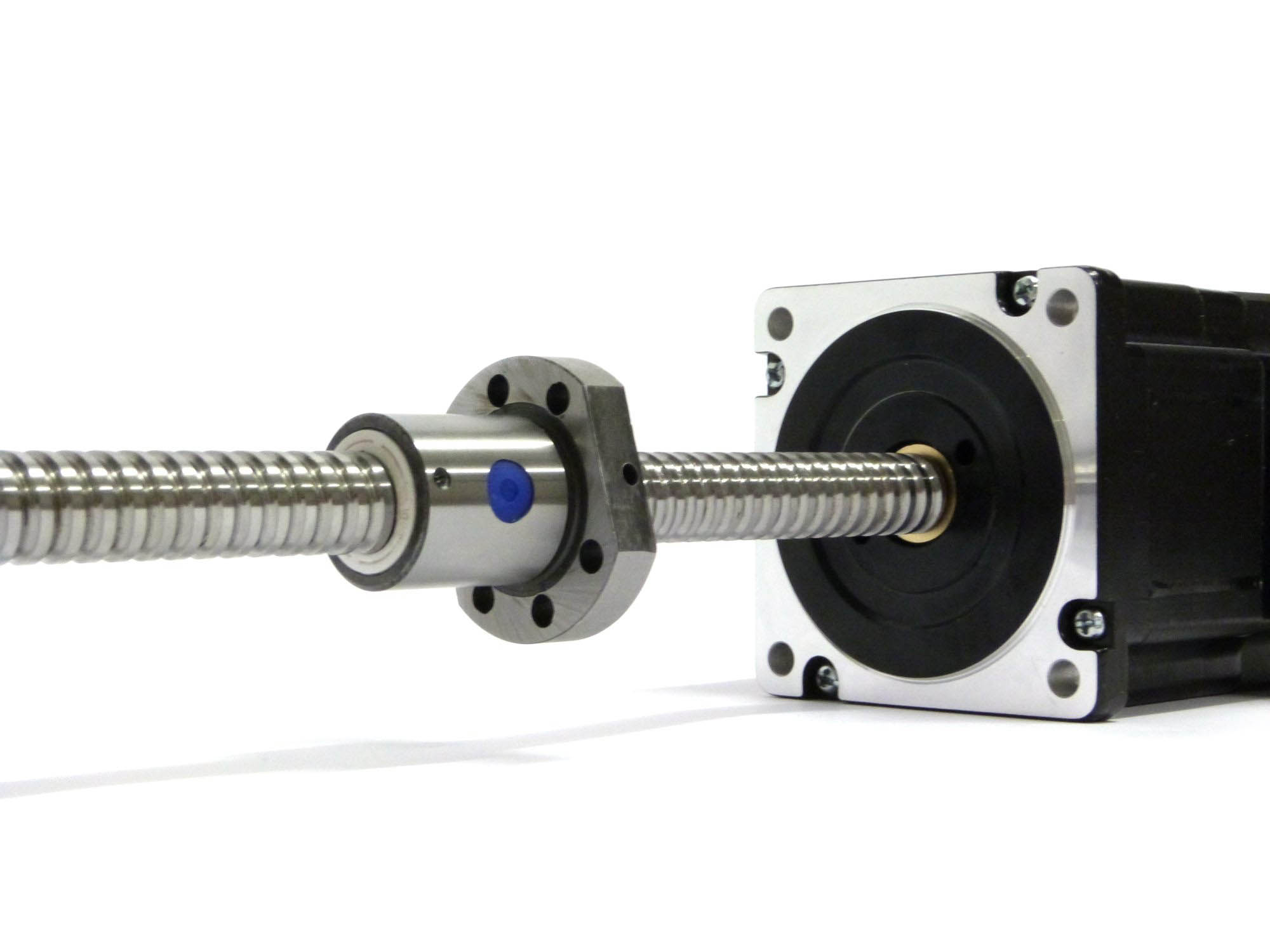 Integrated Linear Stepper Motor (with Ball Screw) - Photo MIL34 Integrated Linear Stepper Motor (with Ball Screw) - Photo MIL34