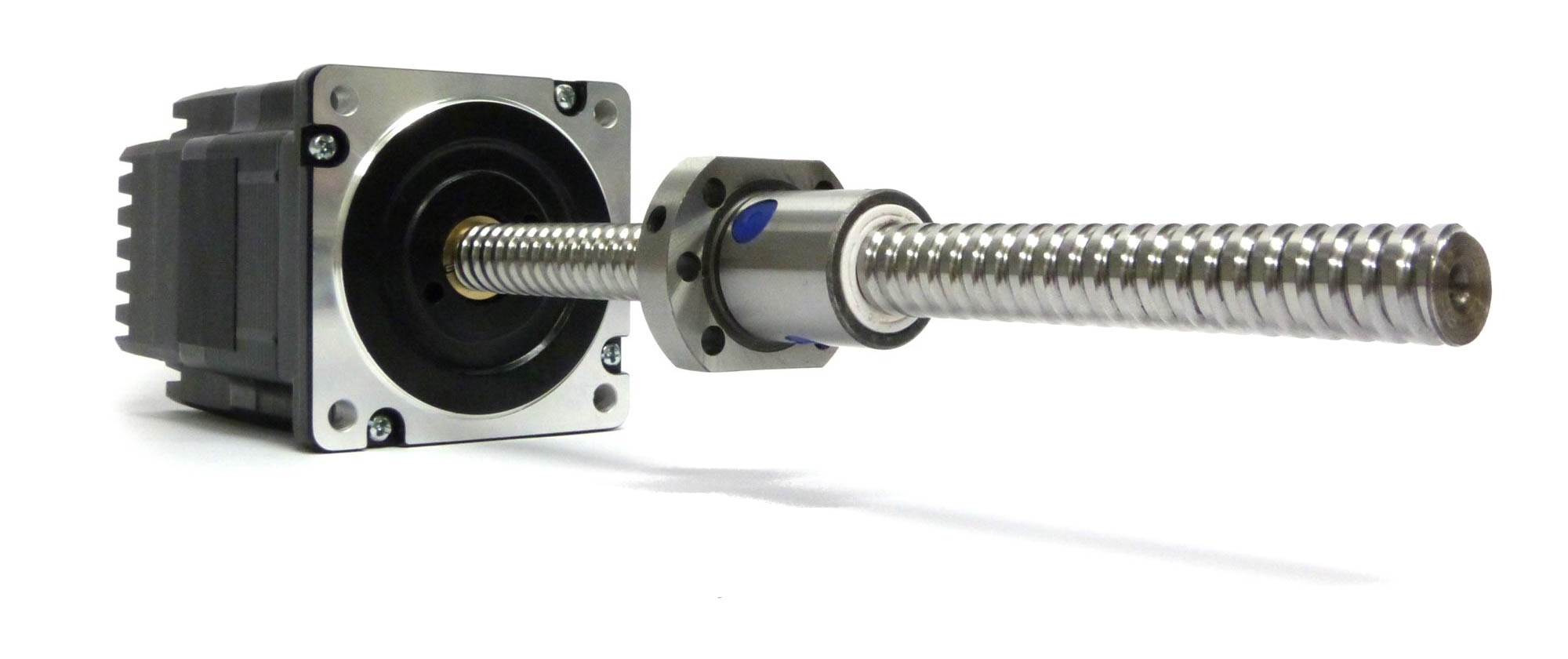 Integrated Linear Stepper Motor (with Ball Screw) - Photo MIL34 Integrated Linear Stepper Motor (with Ball Screw) - Photo MIL34
